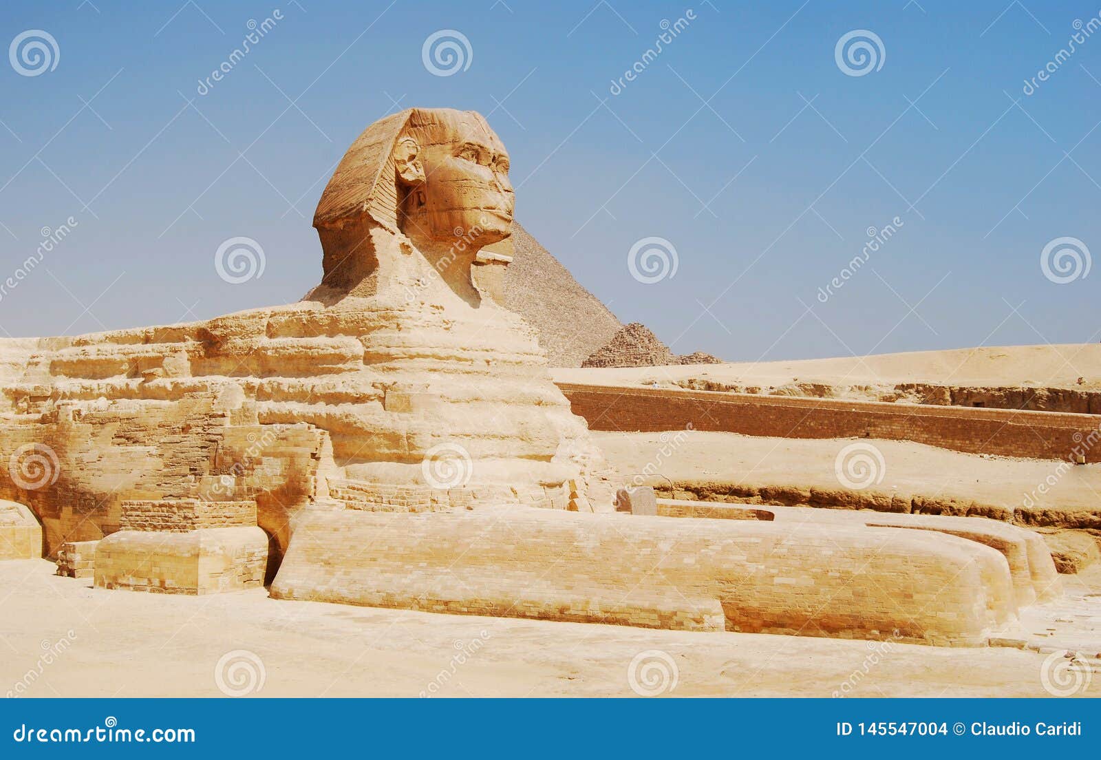 The Sphinx in Cairo, Giza, Egypt Stock Photo - Image of pharaoh ...