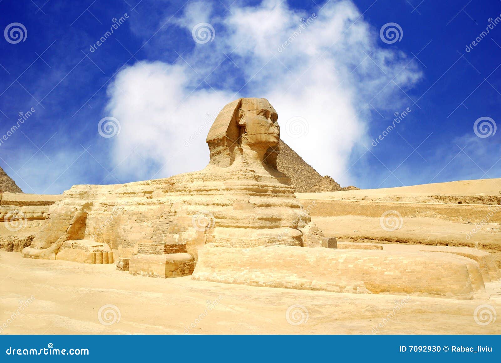 Sphinx Egipt stock photo. Image of battle, queen, egypt - 7092930