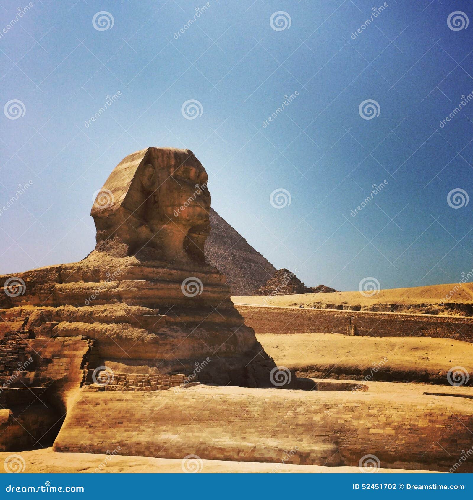 Sphinx in Egypt stock photo. Image of legend, famous - 52451702