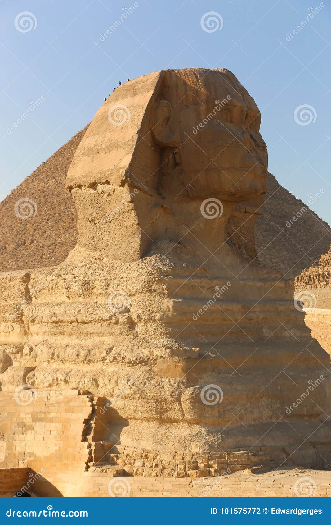 Sphinx Egypt stock photo. Image of ancient, clear, blue - 101575772