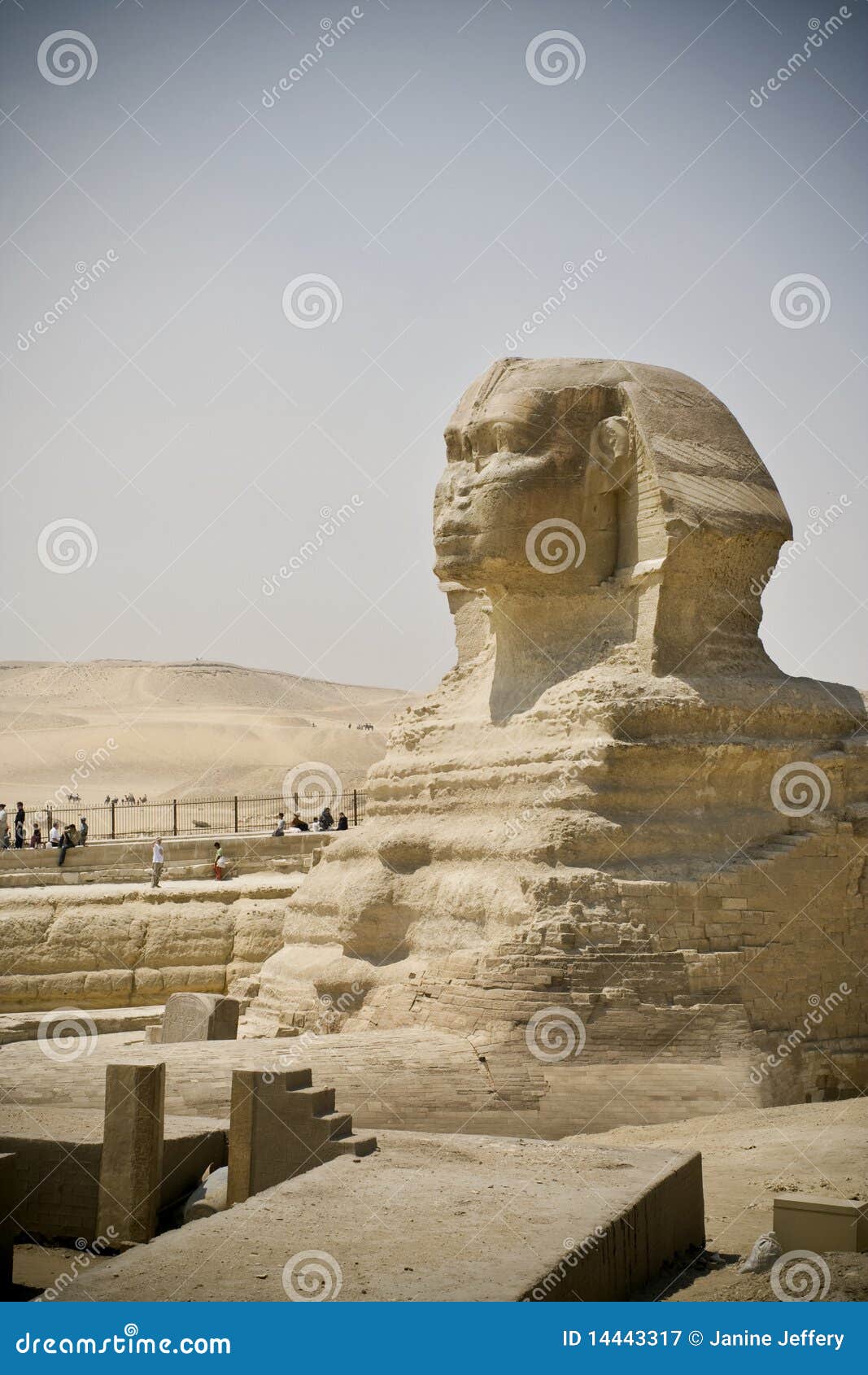 Sphinx of Giza stock image. Image of destination, history - 14443317