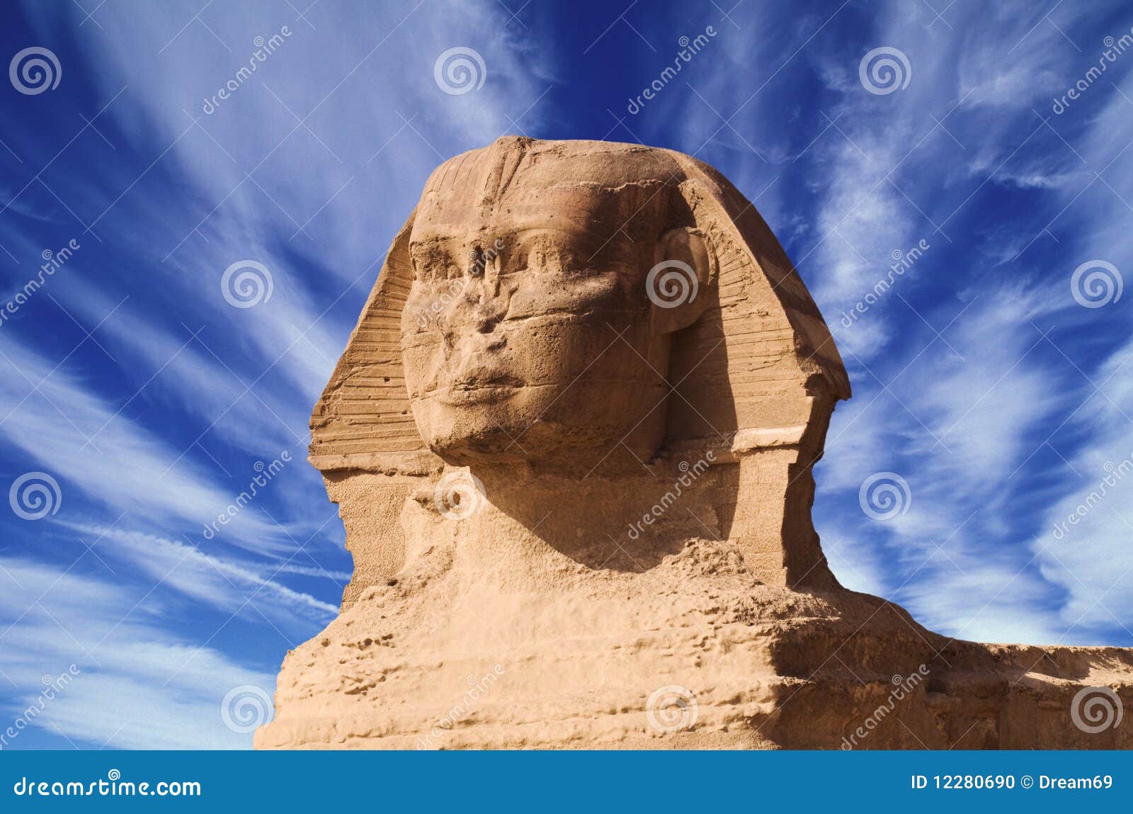Sphinx of Gizeh, Egypt stock photo. Image of egypt, giza - 12280690