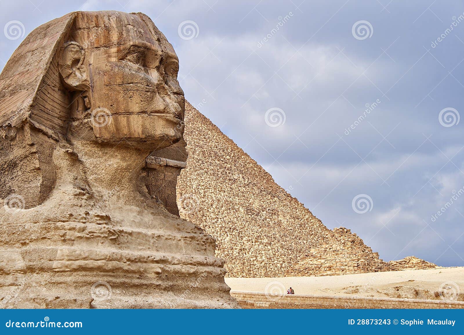 The Sphinx - Guardian of the Pharaos Stock Image - Image of ...