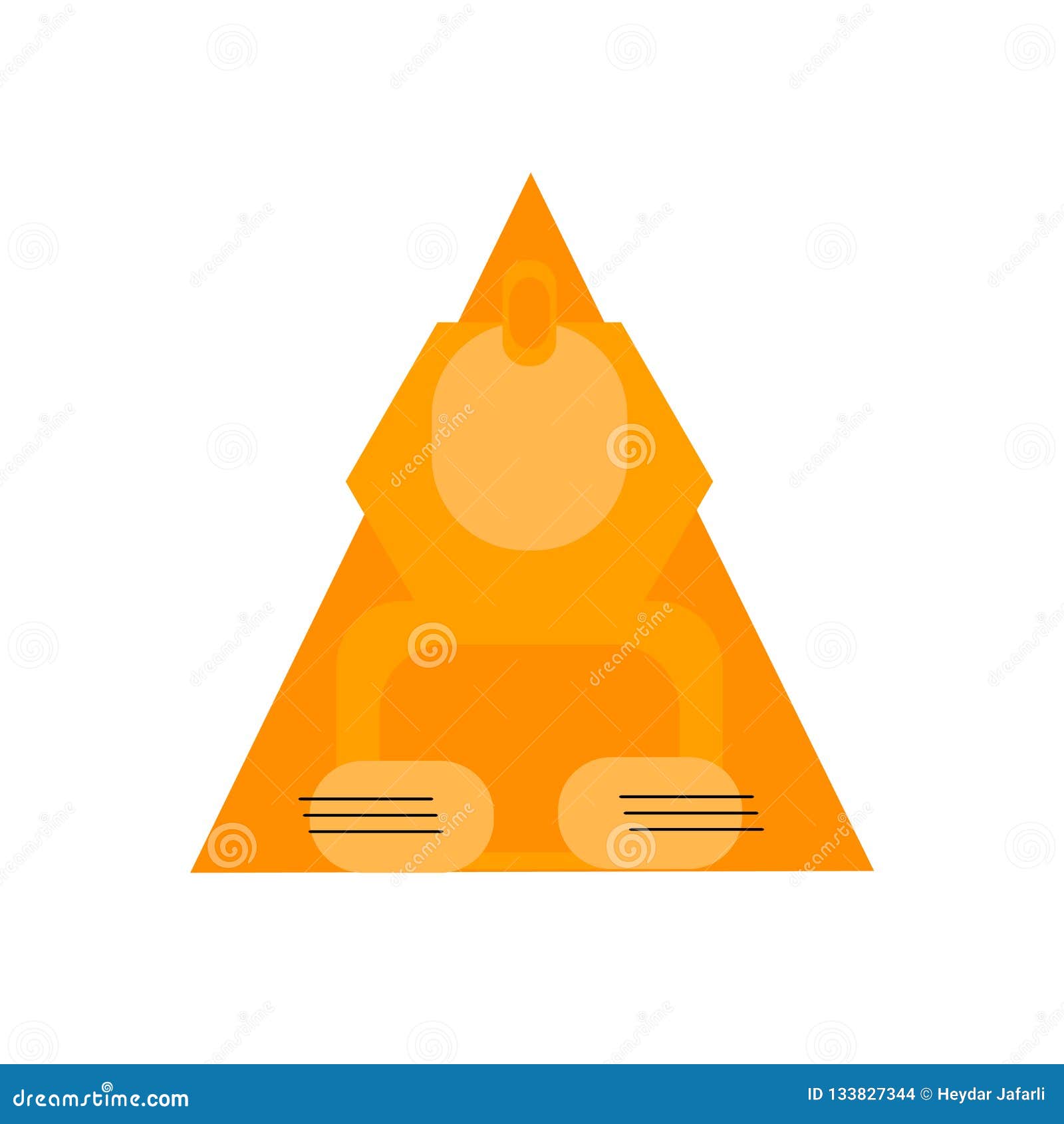 Sphinx Icon Vector Sign and Symbol Isolated on White Background Stock ...