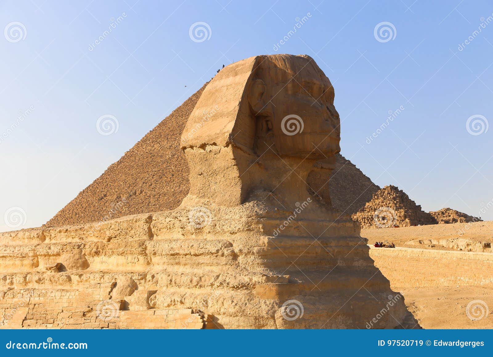 Sphinx stock image. Image of history, pyramids, landmark - 97520719