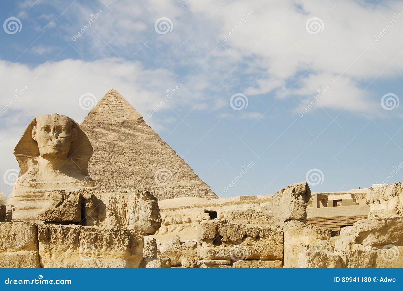 Khafre Pyramid Stock Photo | CartoonDealer.com #13652226