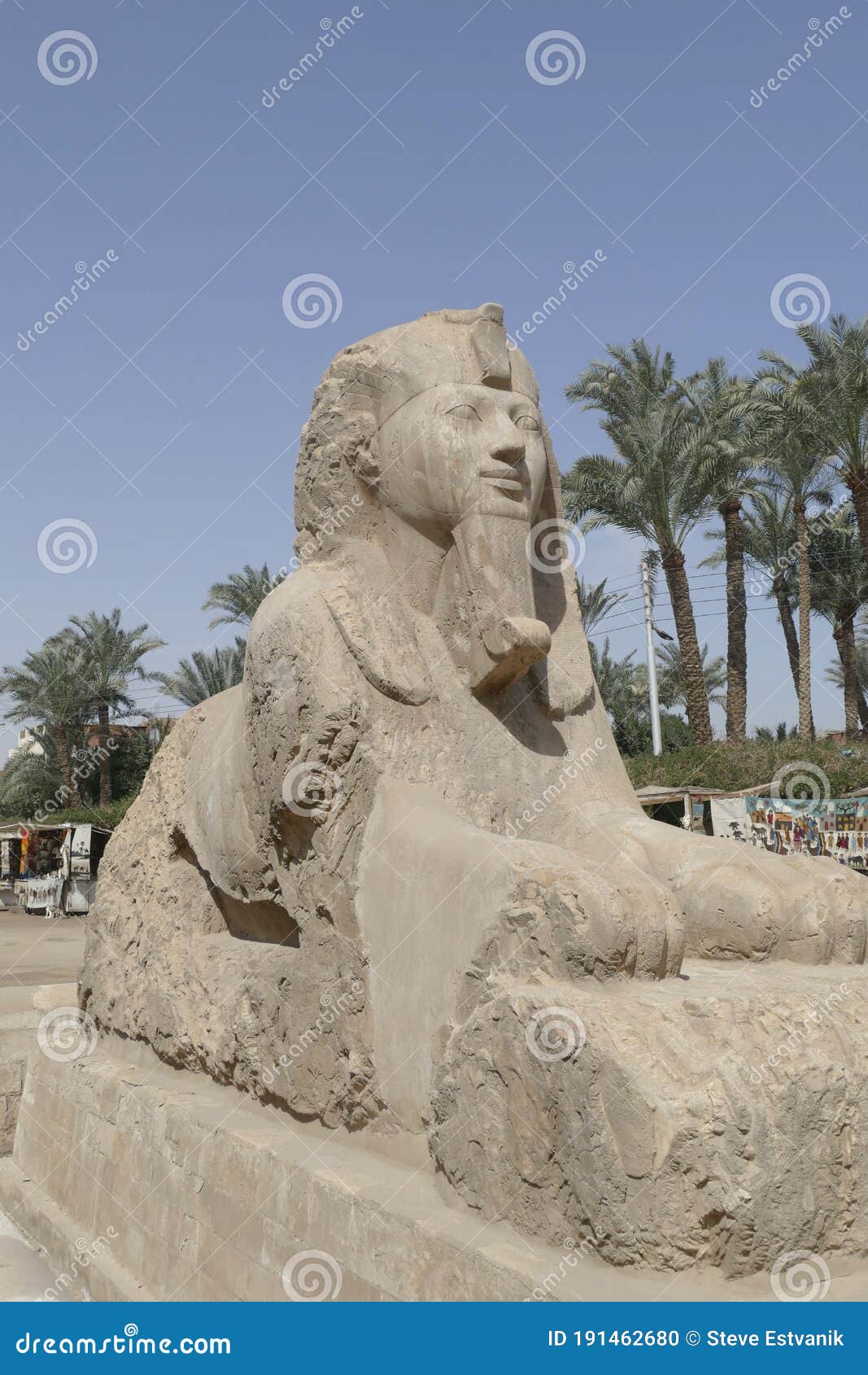 Sphinx Lion with the Head of a Man Editorial Image - Image of landmark ...