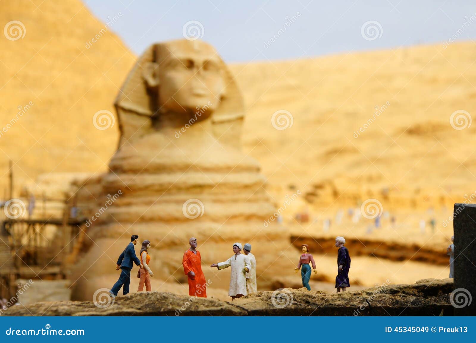 Sphinx model stock image. Image of travel, tourism, women - 45345049