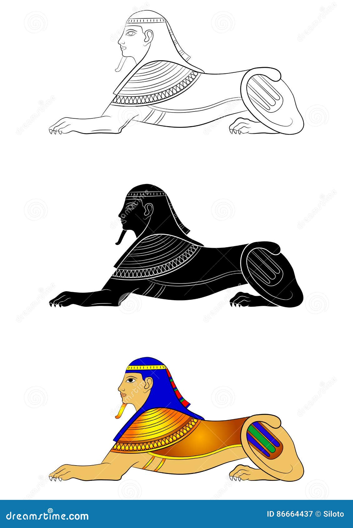 Sphinx - Mythical Creature Of Ancient Egypt Stock Photo | CartoonDealer ...