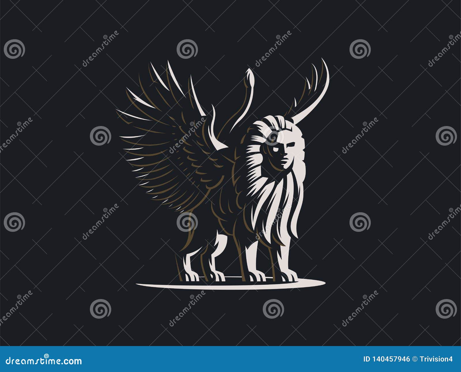 Sphinx. the Mythical Creature. Stock Vector - Illustration of lion ...