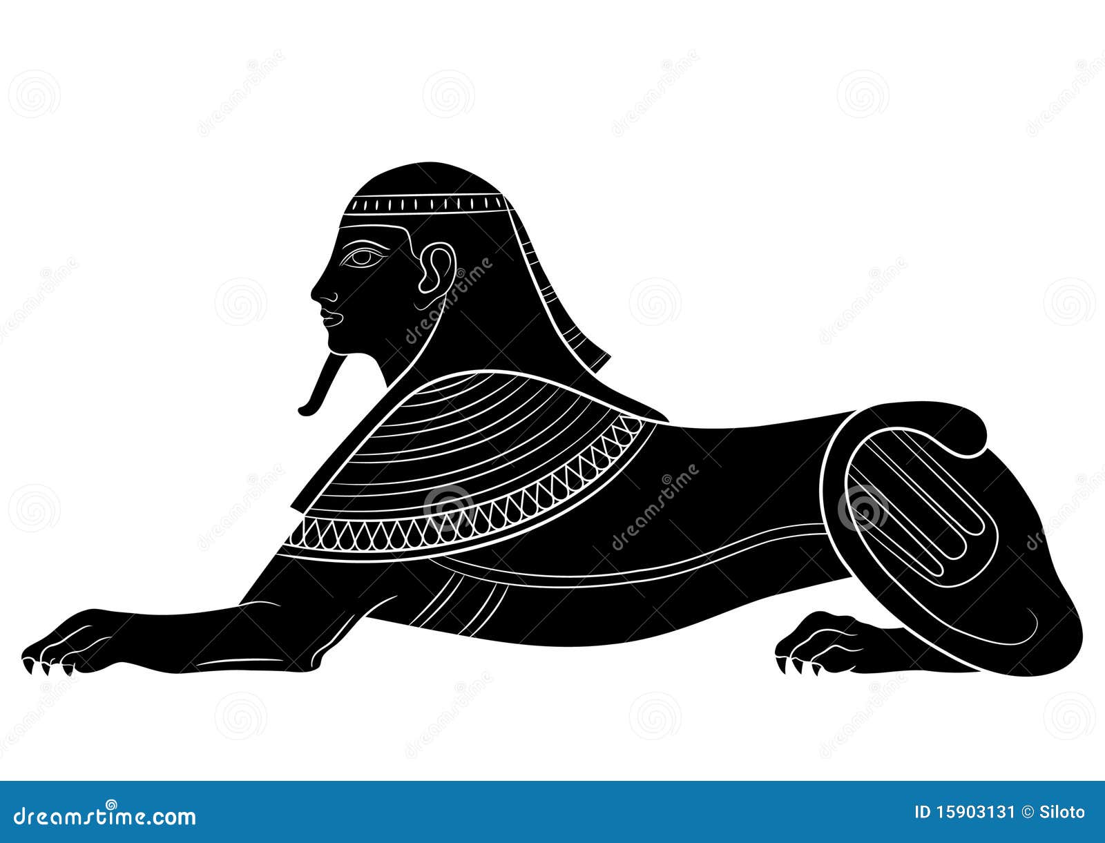 Sphinx - Mythical Creatures of Ancient Egypt Stock Vector ...