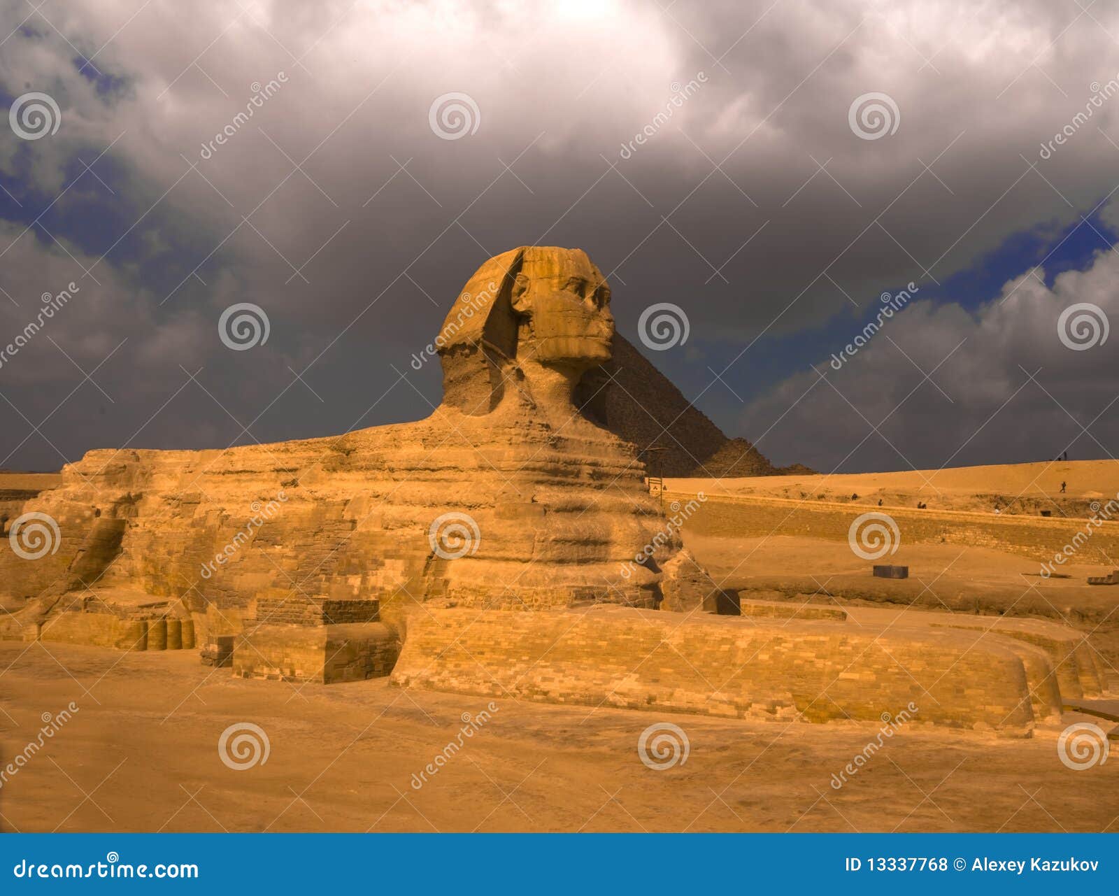 Sphinx Profile stock photo. Image of monument, culture - 13337768