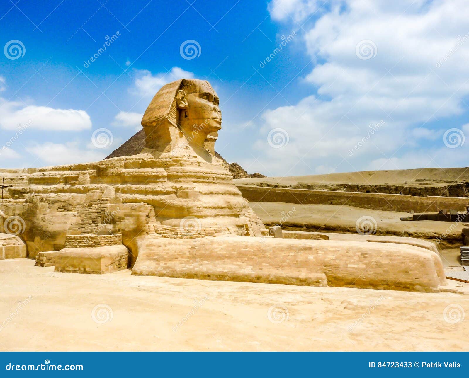 Sphinx profile. stock image. Image of history, cairo - 84723433