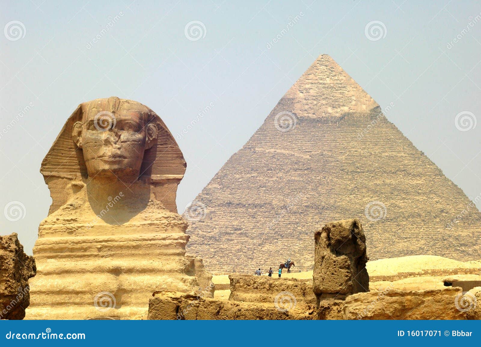 Sphinx and pyramid stock image. Image of cairo, sphynx - 16017071