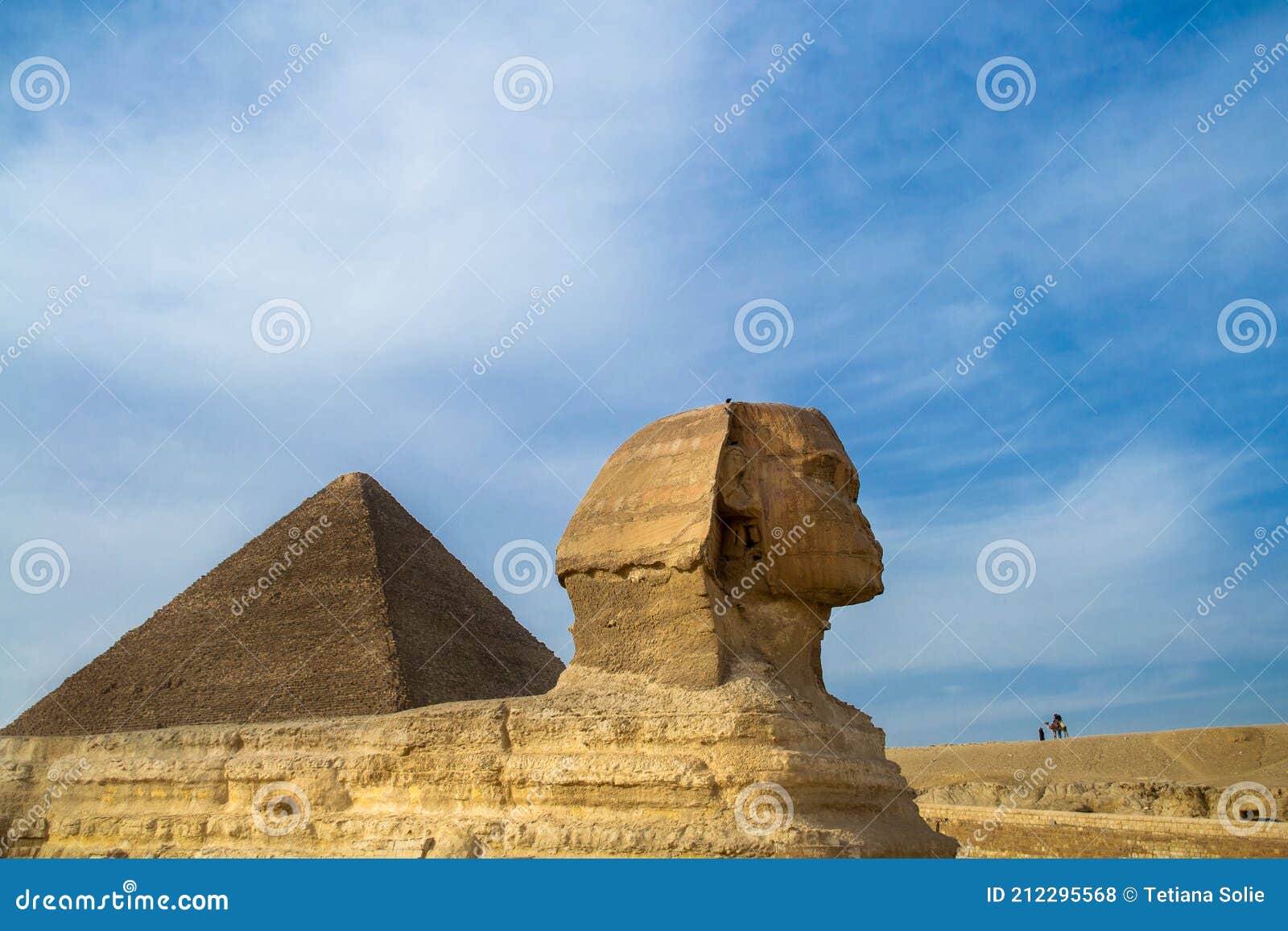 Sphinx And Pyramids Of Egypt Editorial Image | CartoonDealer.com #212295568
