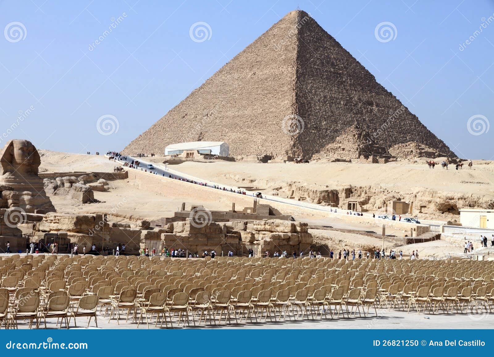 Sphinx And Pyramids At Giza, Cairo Royalty-Free Stock Photo ...