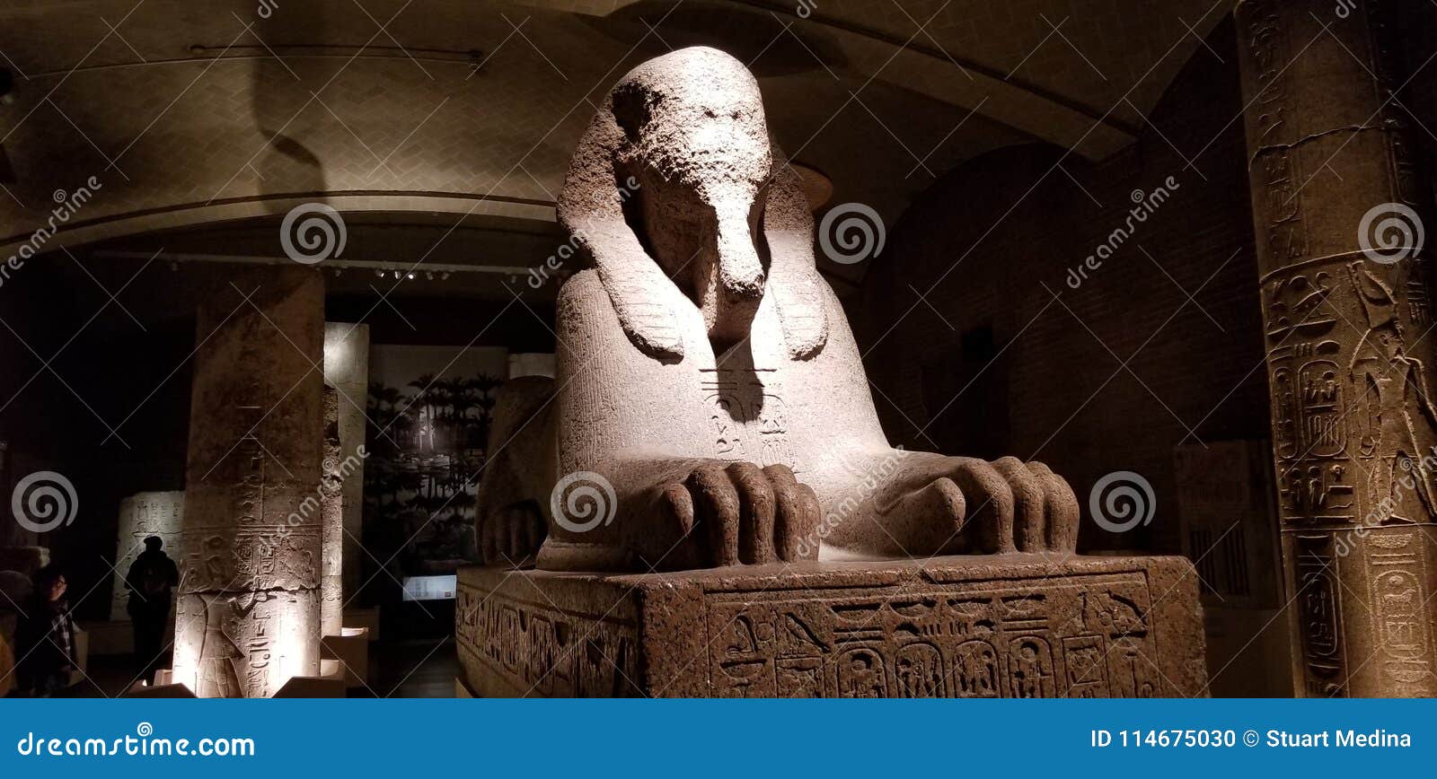 Sphinx replica editorial image. Image of exhibition - 114675030