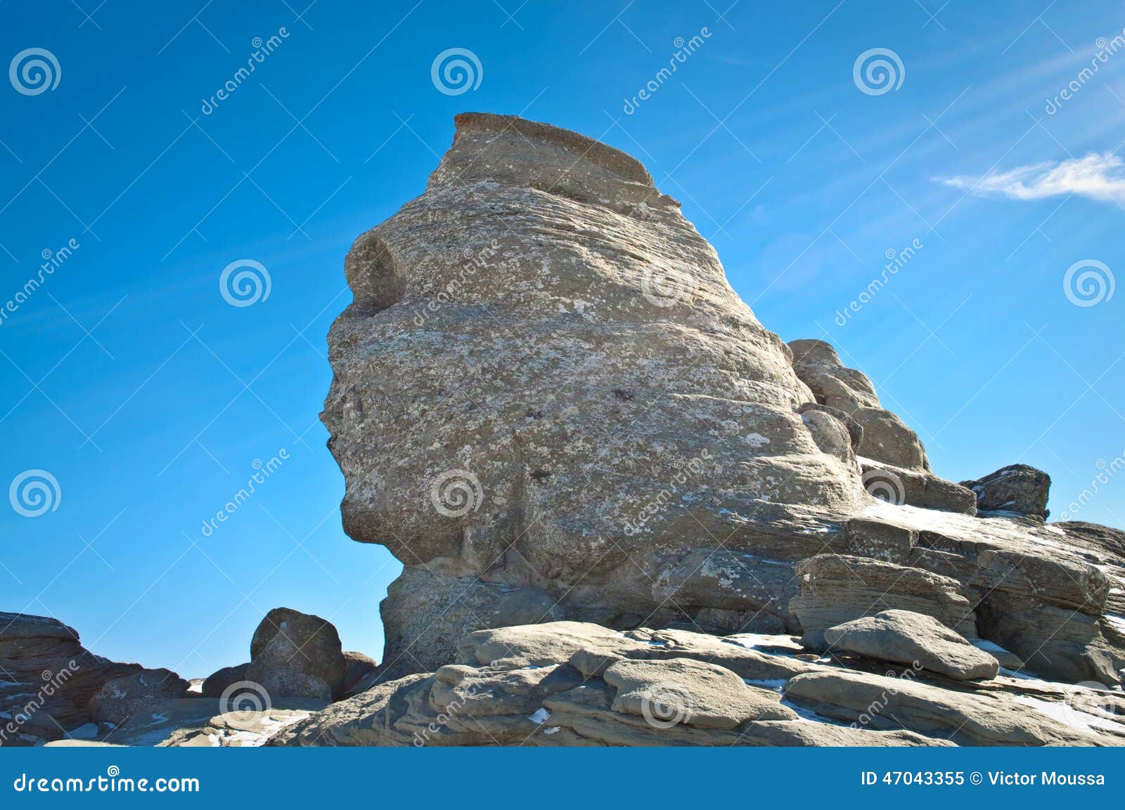 The sphinx of Romania stock image. Image of destination - 47043355