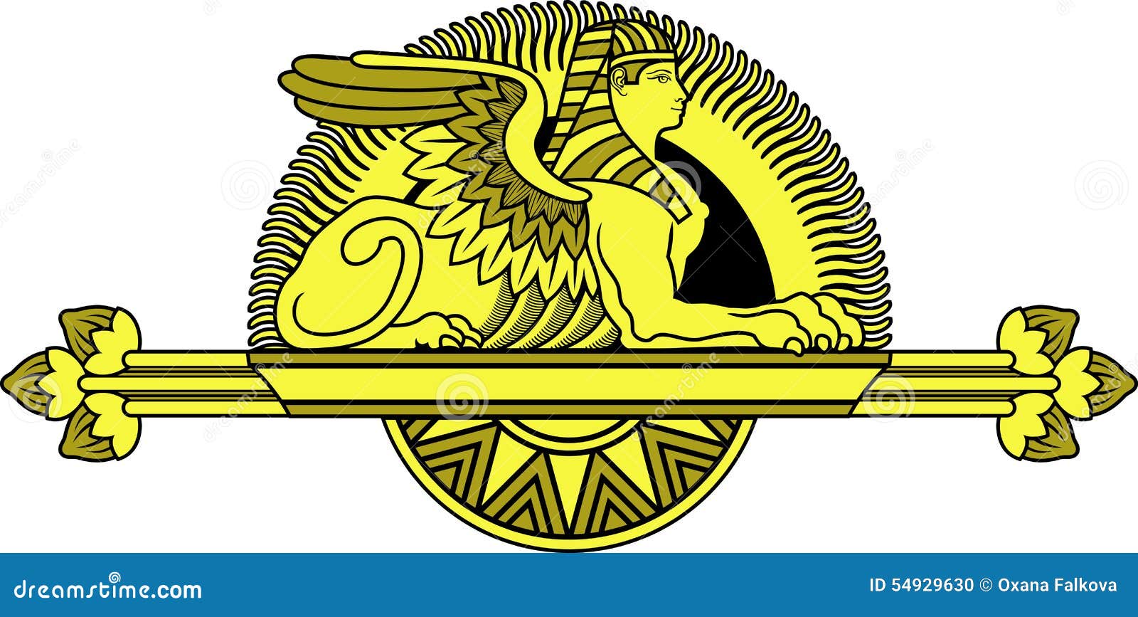 Sphinx stock vector. Illustration of exploration, sculpture - 54929630