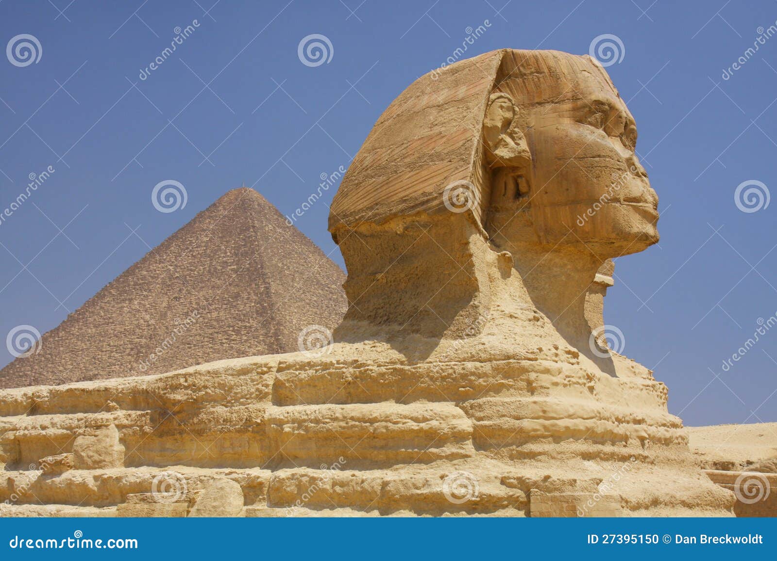 Sphinxen Och Pyramiderna I Egypten Arkivfoto - Bild av lopp, kairo ...