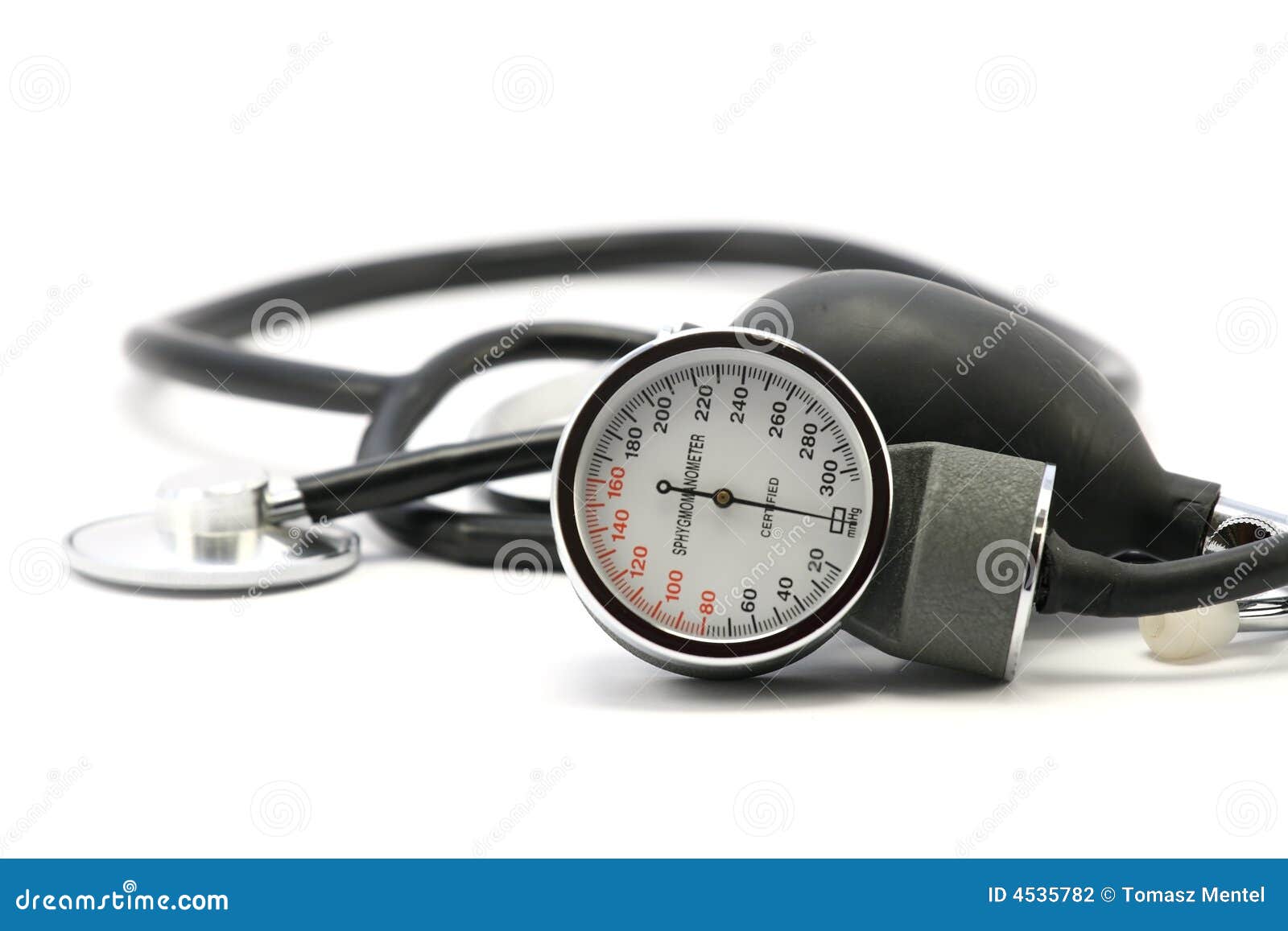 Sphygmomanometr photo stock. Image of moniteur, hôpital - 4535782