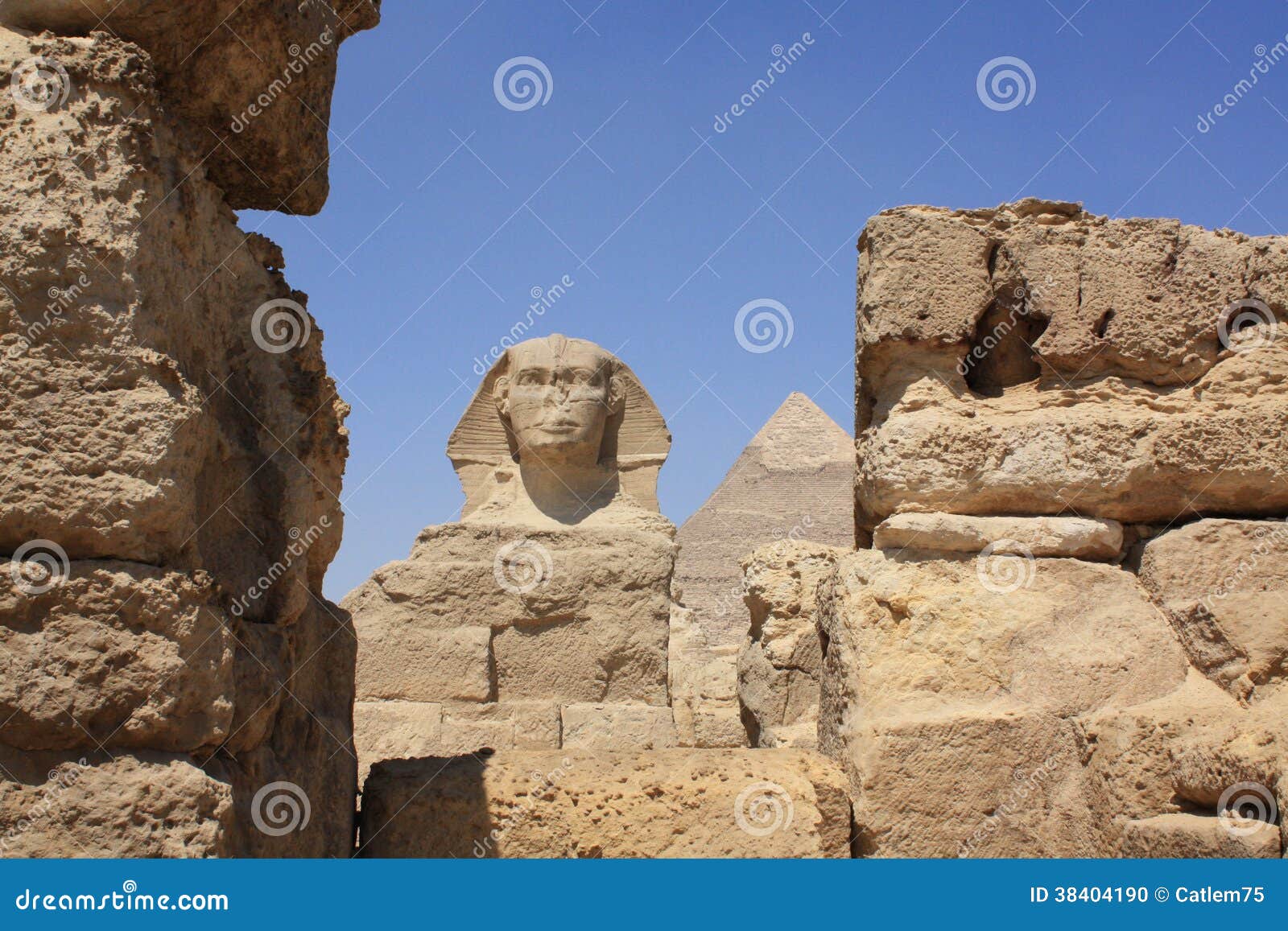 The Sphynx stock photo. Image of cairo, mykerinos, history - 38404190
