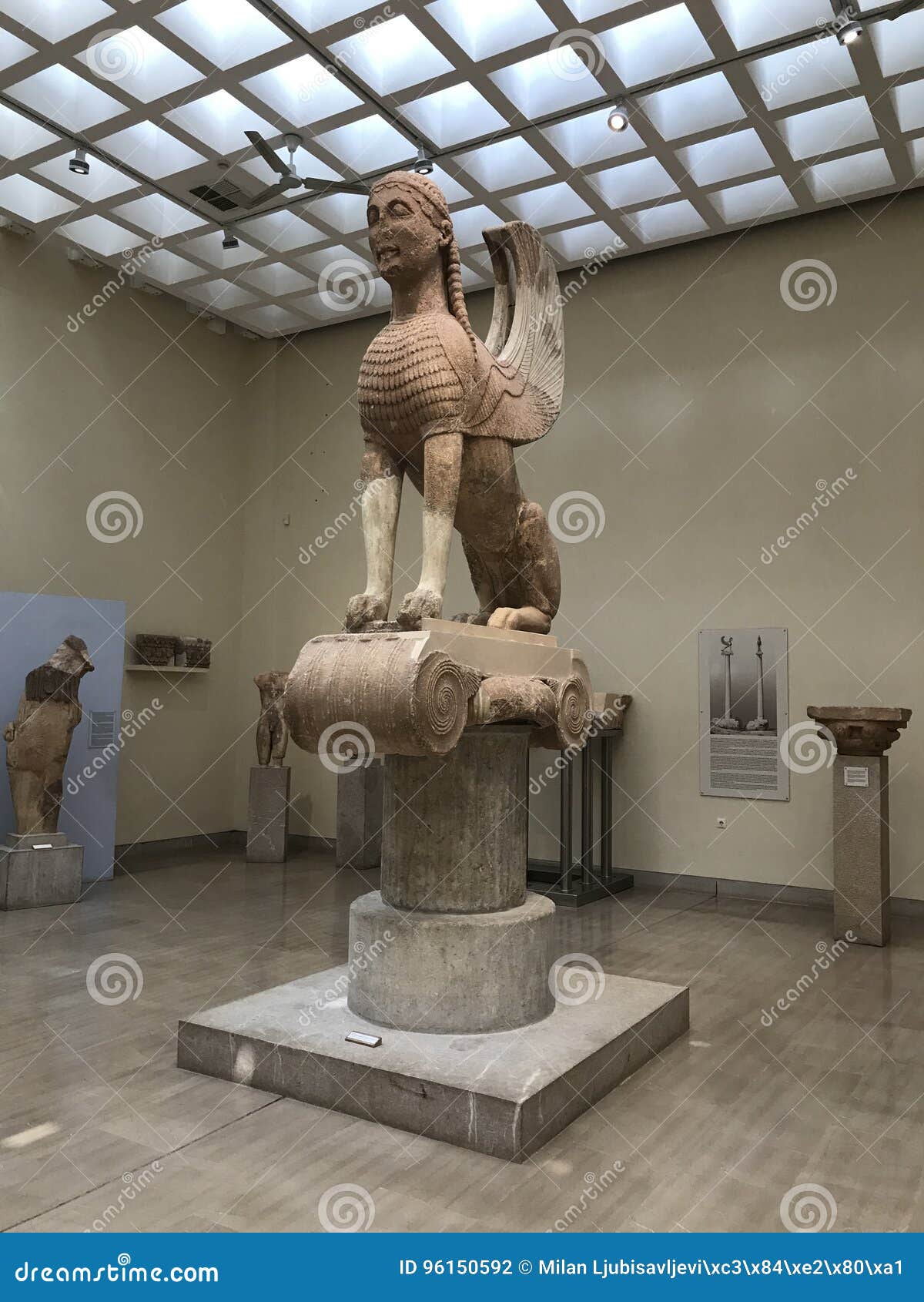 Sphynx of Naxos editorial photography. Image of ancie - 96150592