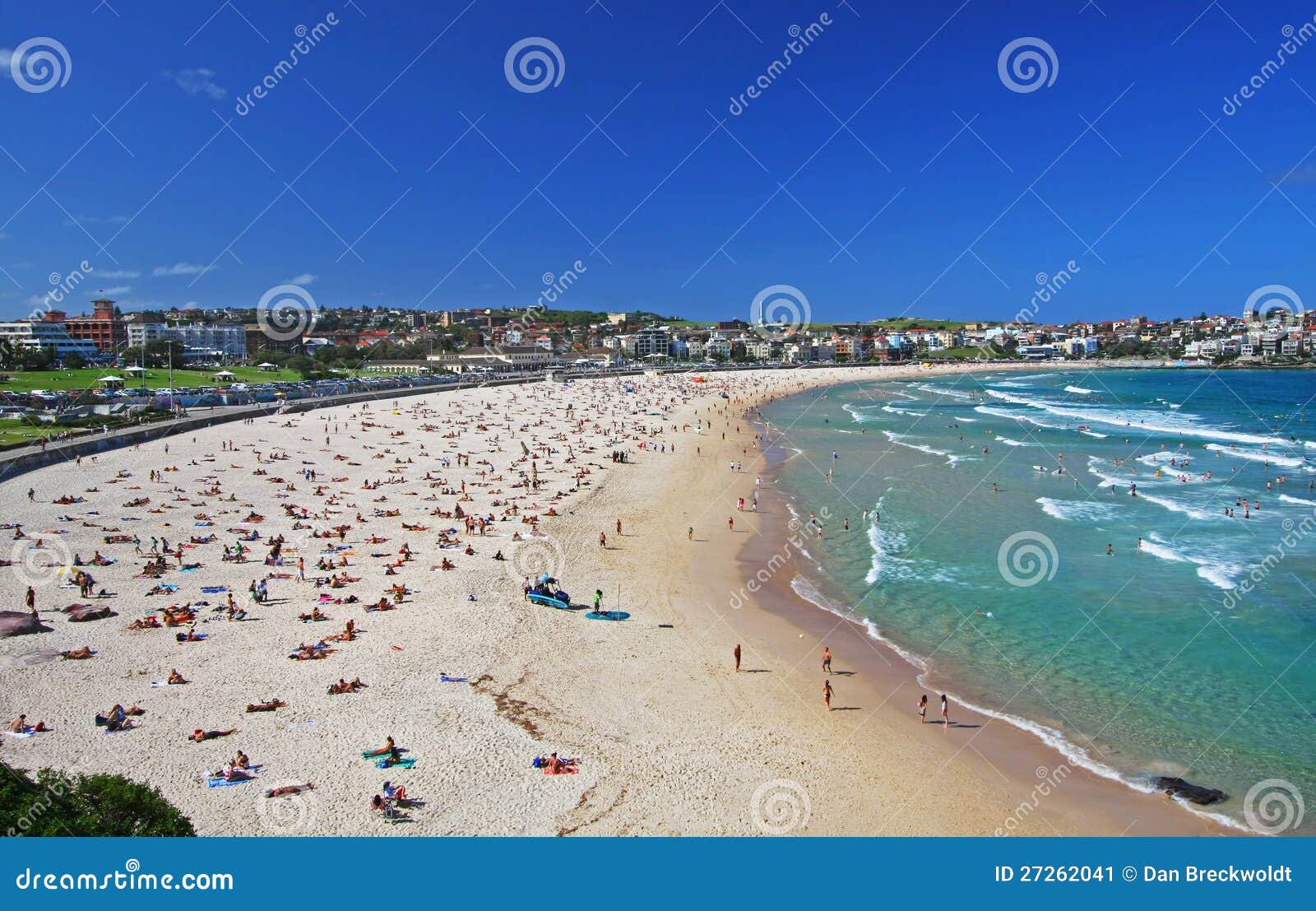 Spiaggia Di Bondi a Sydney, Australia Immagine Stock - Immagine di mare ...