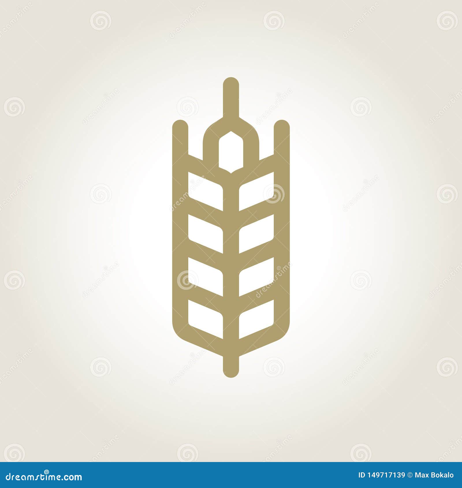 Spica Icon. Vector Farm Element Stock Vector - Illustration of harvest ...