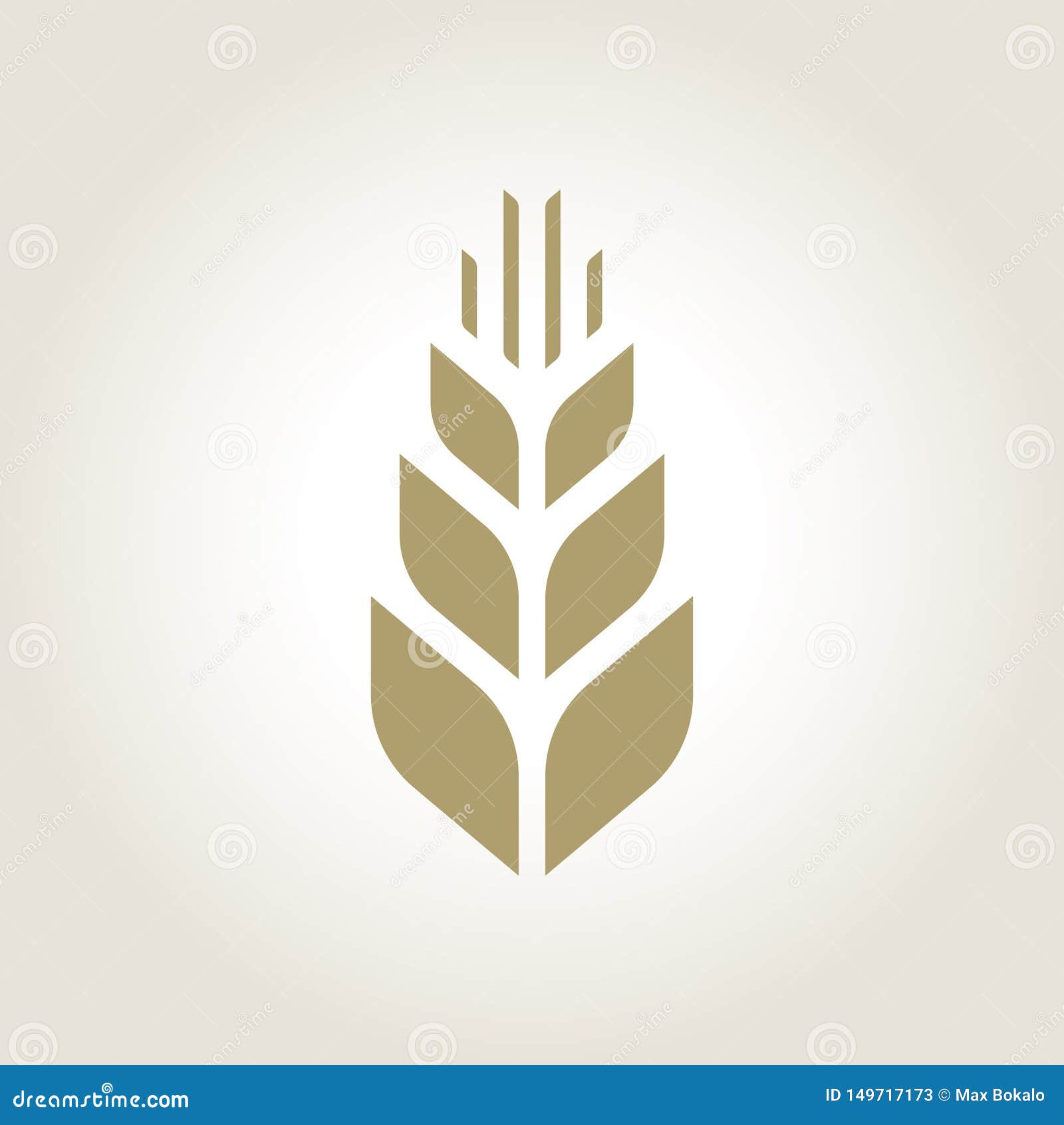 Spica Icon. Vector Farm Element Stock Vector - Illustration of emblem ...