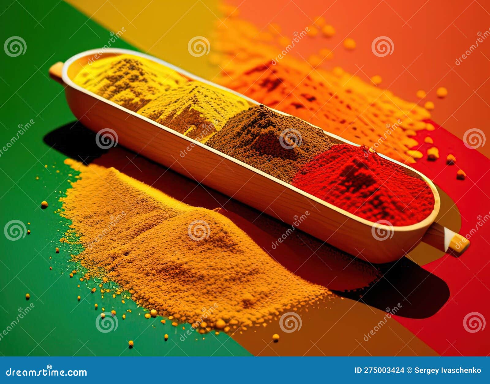 Spice Abstraction, Illustration. Stock Illustration - Illustration of ...