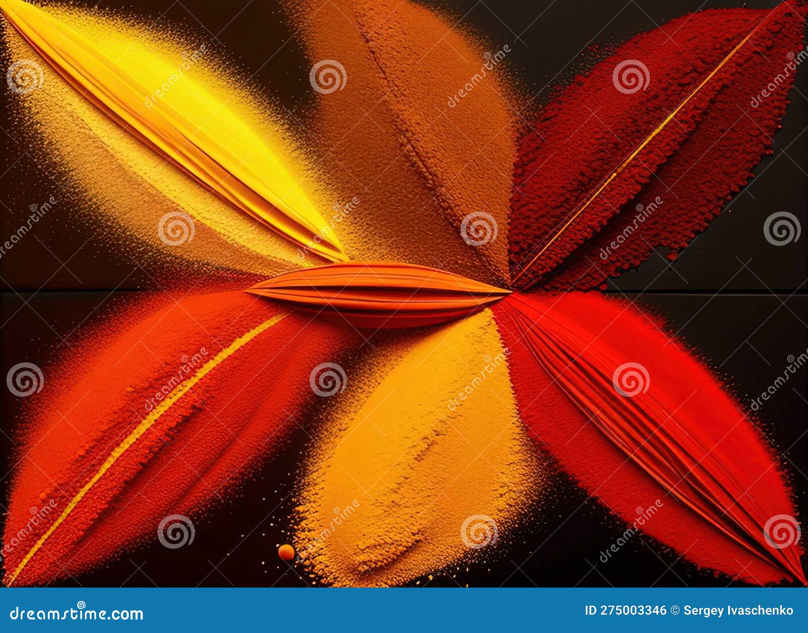 Spice Abstraction, Illustration. Stock Illustration - Illustration of ...