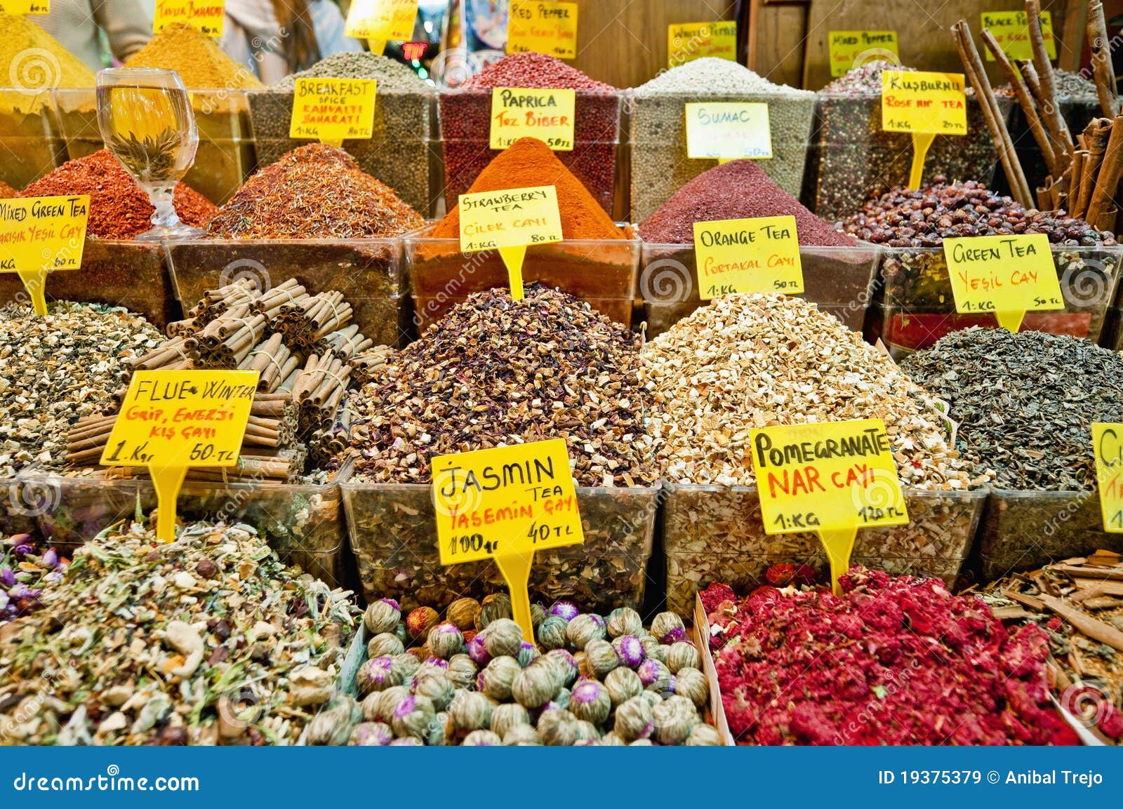 Spice Bazaar at Istanbul stock image. Image of commercial - 19375379