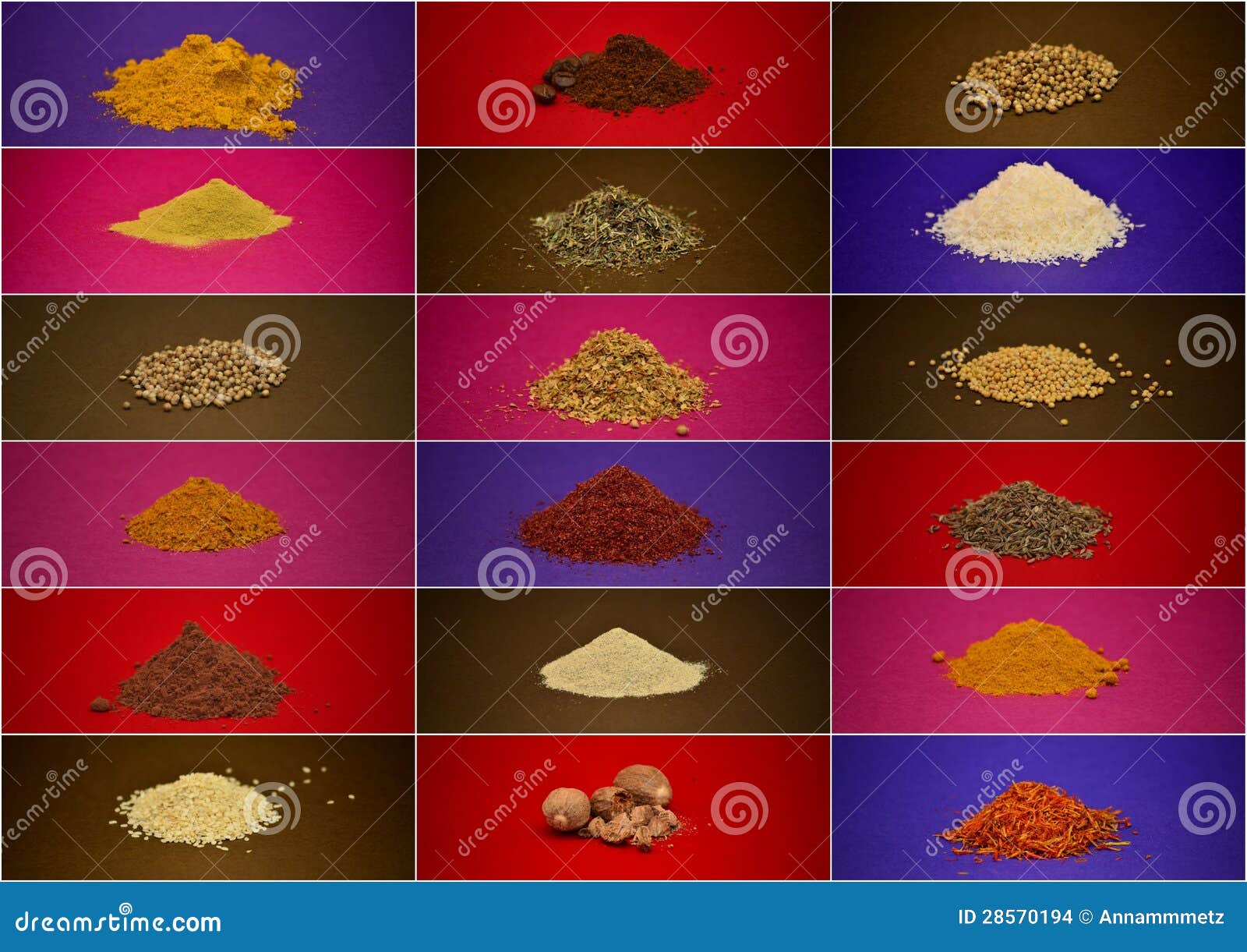 Spice collage stock photo. Image of food, chinese, coconut - 28570194