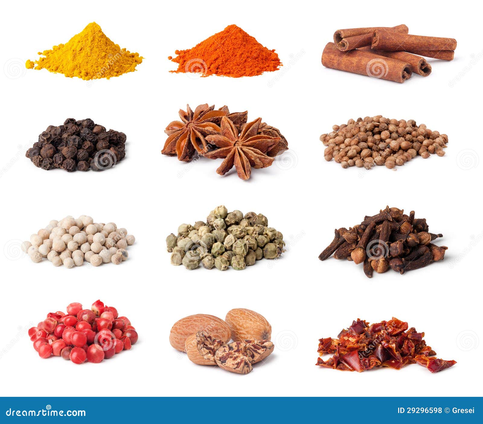 Spice collection stock photo. Image of condiment, closeup - 29296598