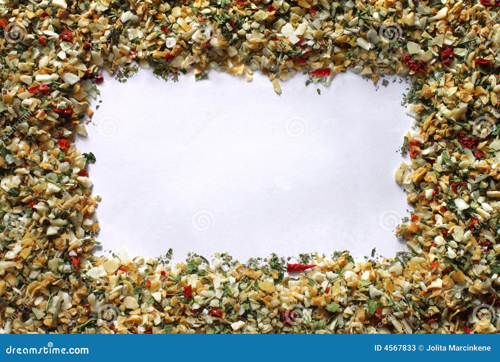 Spice frame stock image. Image of spicy, frame, white - 4567833