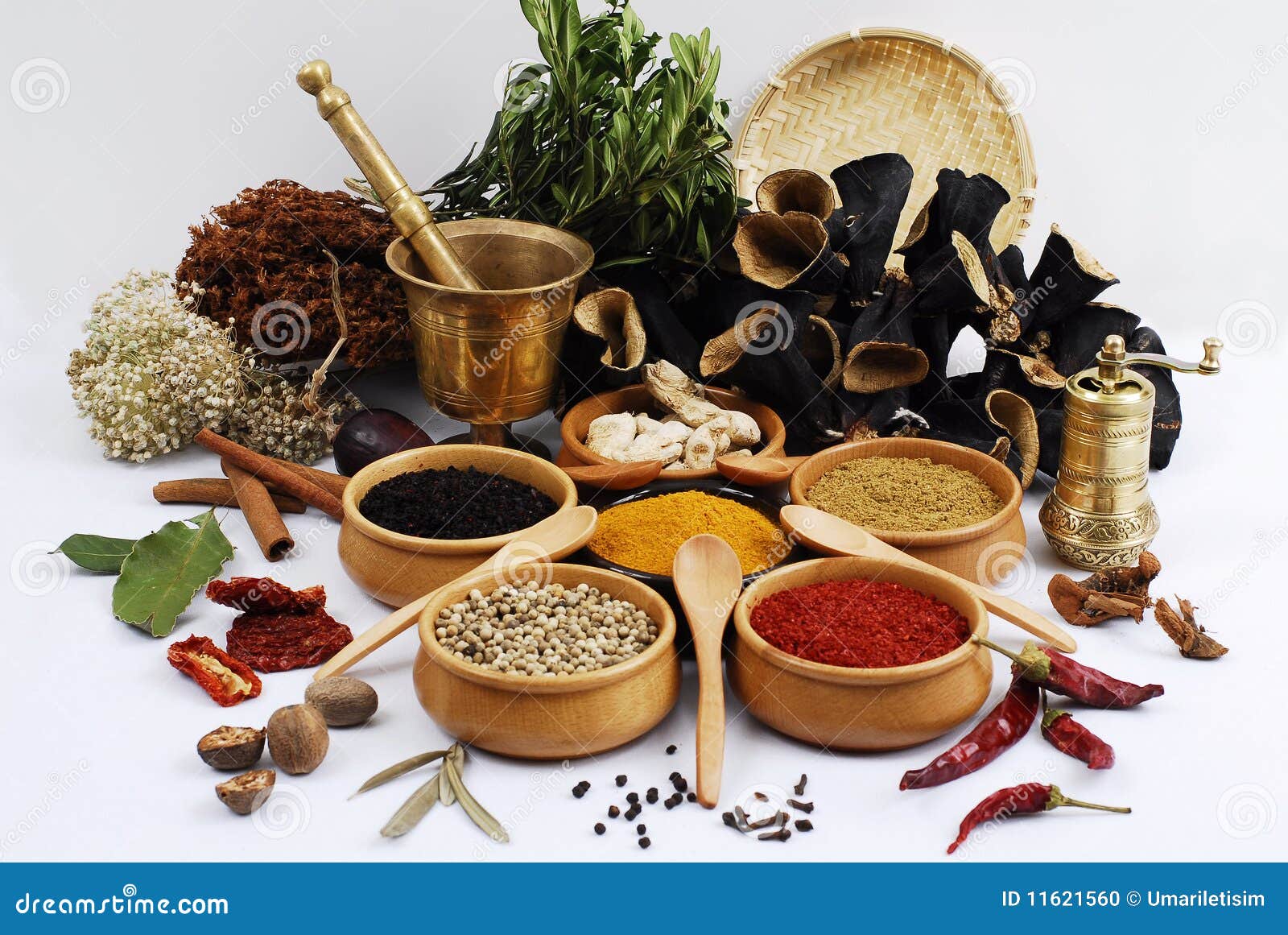 Spice - grain - aroma stock photo. Image of still, oregano - 11621560