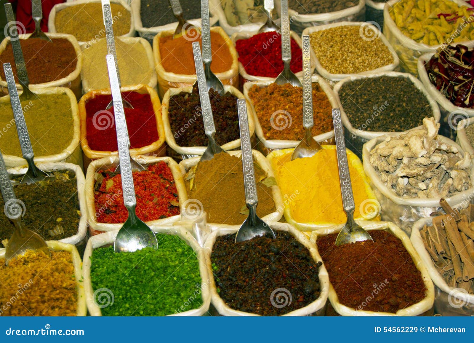Spice Indian Bazaar Anjuna Market Goa Stock Image - Image of bazaar ...