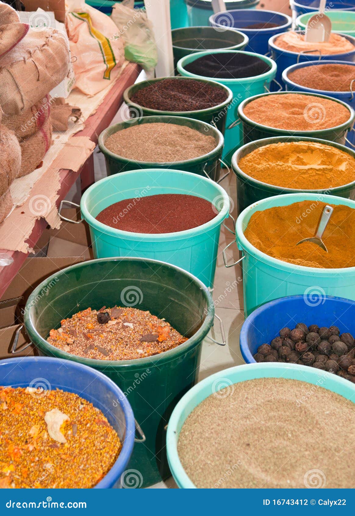 Spice Market stock photo. Image of saudi, bahrain, zataar - 16743412