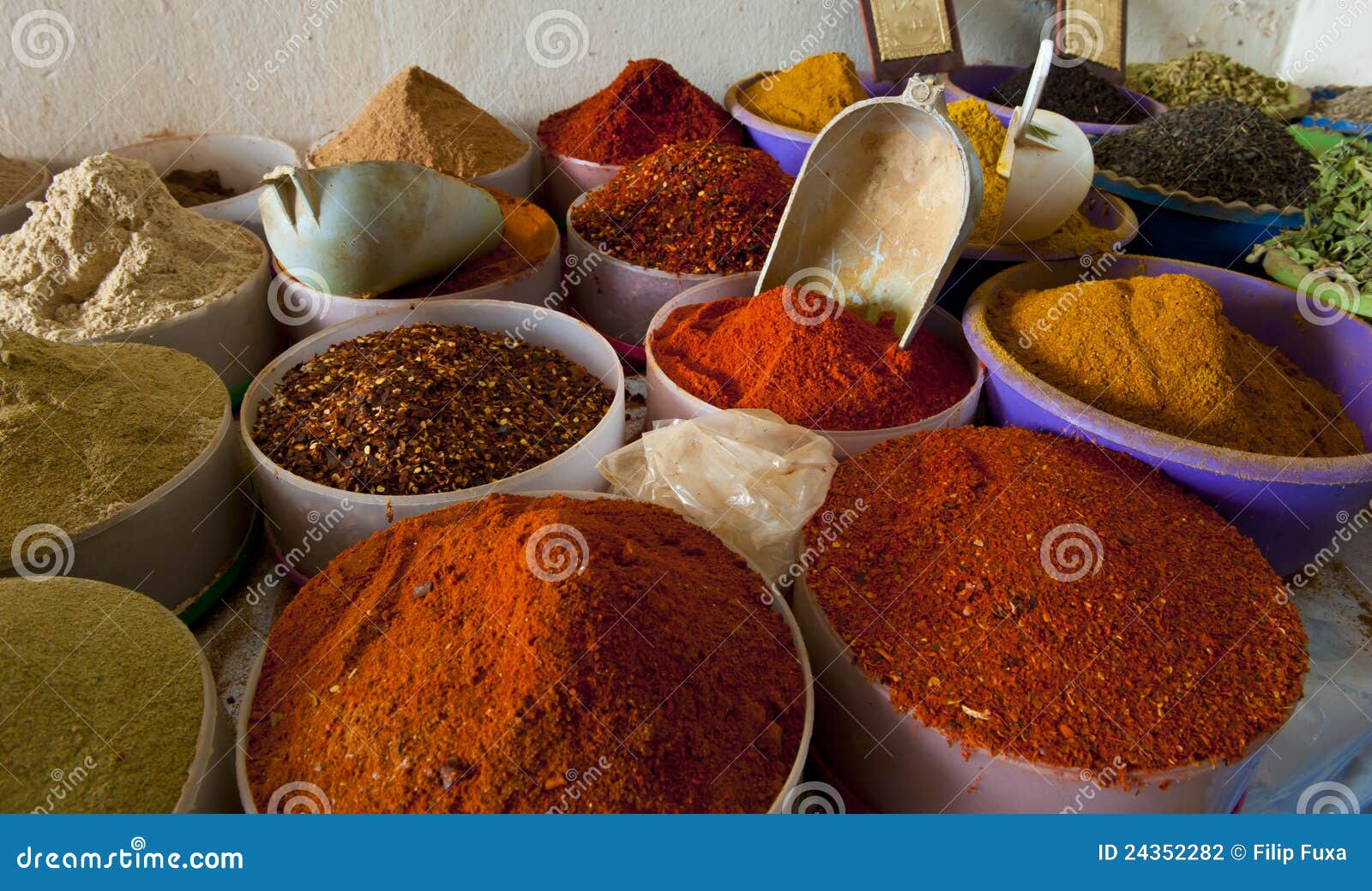 Spice market stock photo. Image of multicolored, safran - 24352282