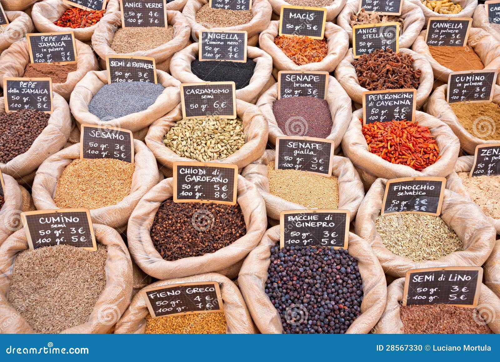 Spice market stock photo. Image of colorful, market, heap - 28567330