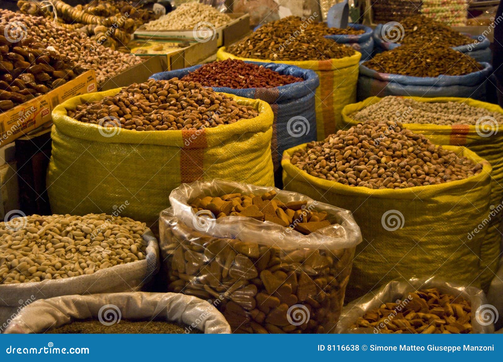 Spice market stock photo. Image of cumin, africa, buying - 8116638
