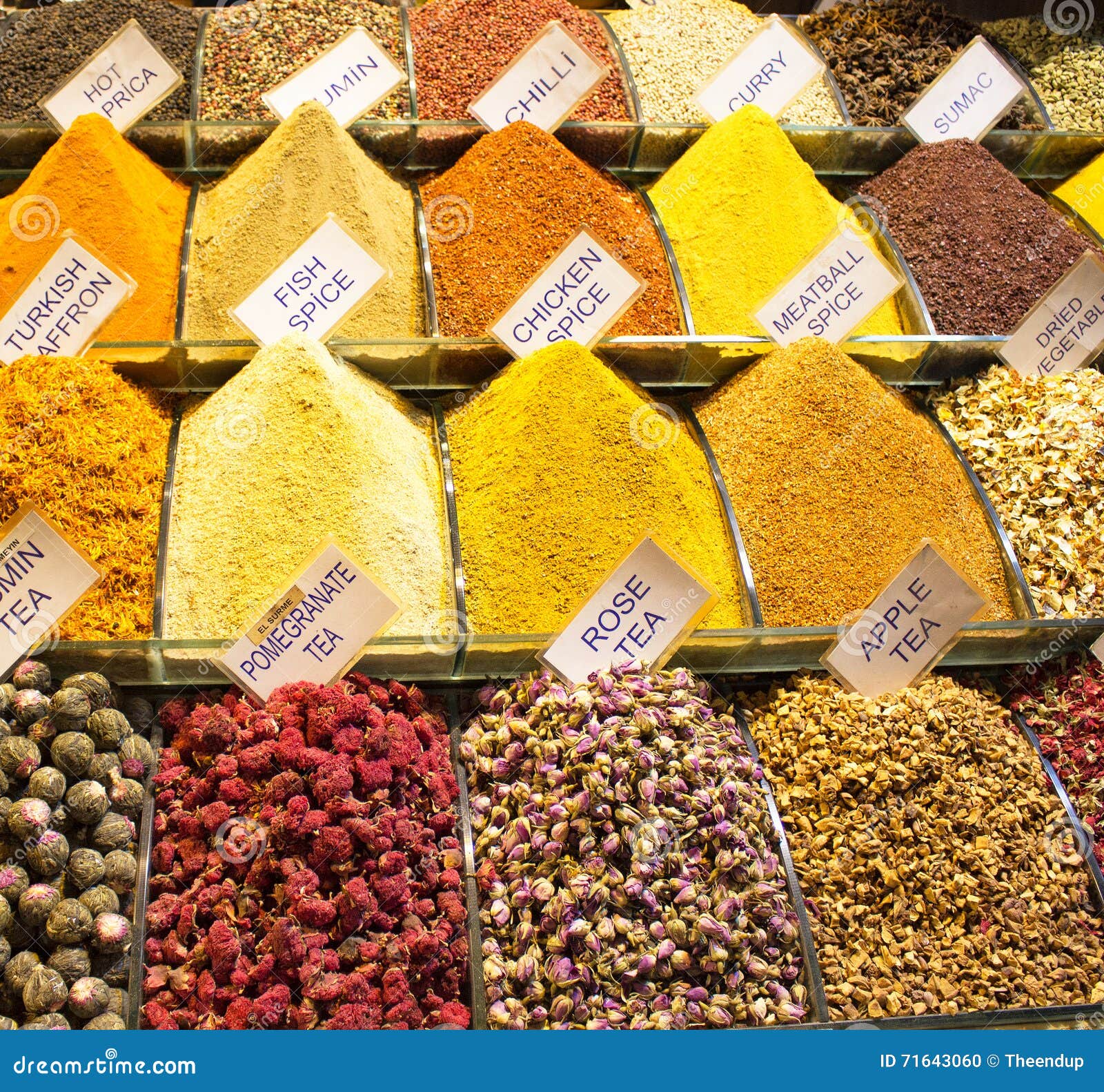 Spice market stock photo. Image of dried, foodie, curry - 71643060