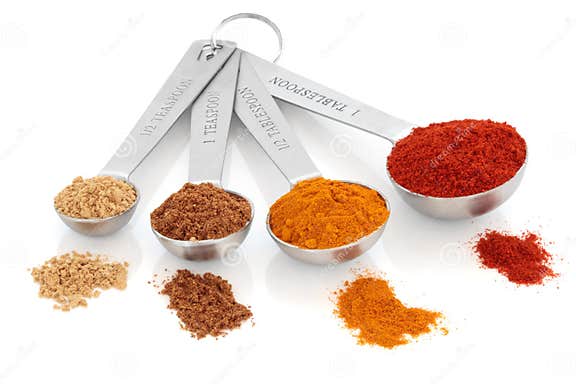 Spice Measurement stock photo. Image of seasoning, steel - 18276374