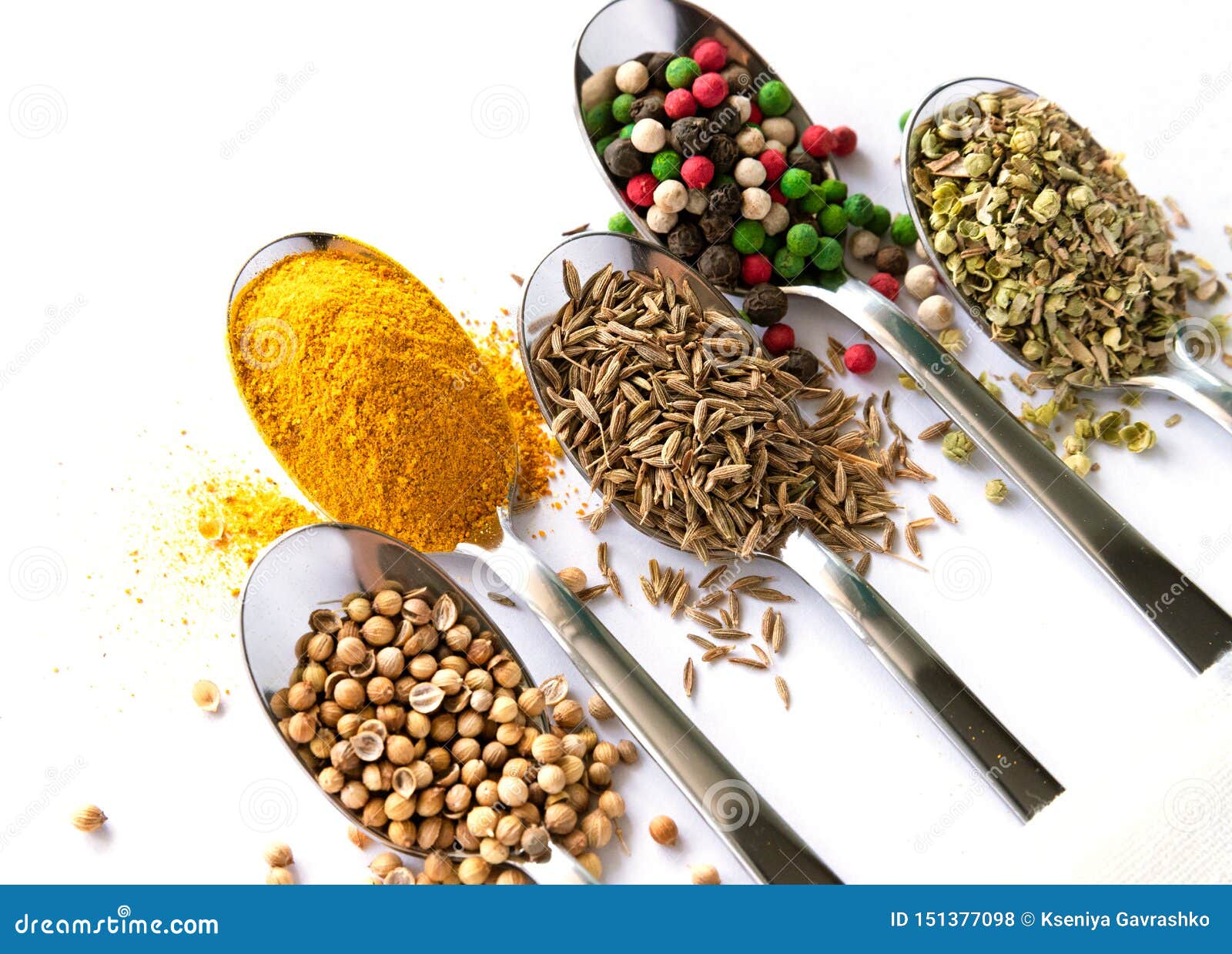 Spice Mix for Cooking. Background. Copy Space Stock Photo - Image of ...