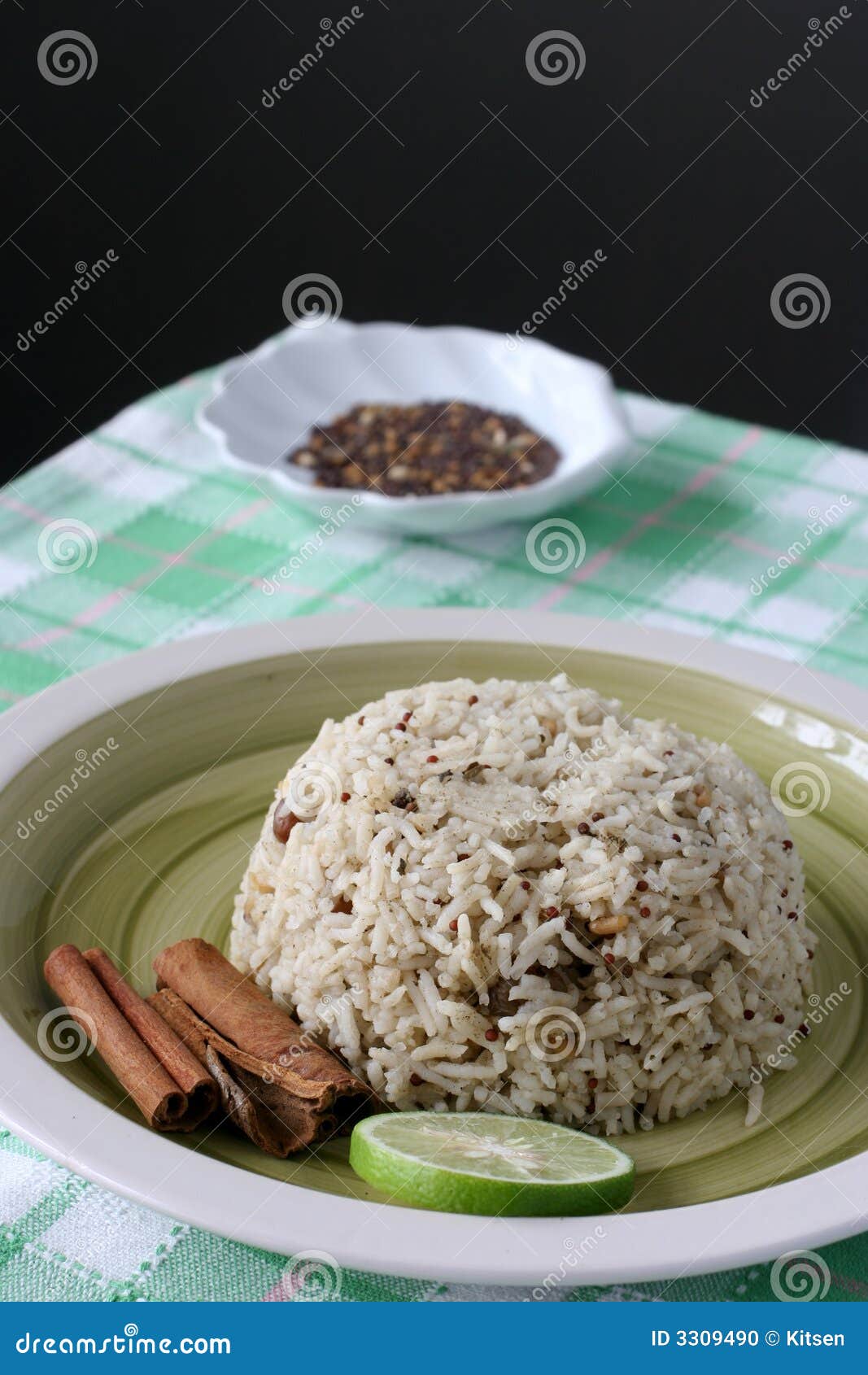 Spice rice stock photo. Image of indian, basmati, long - 3309490
