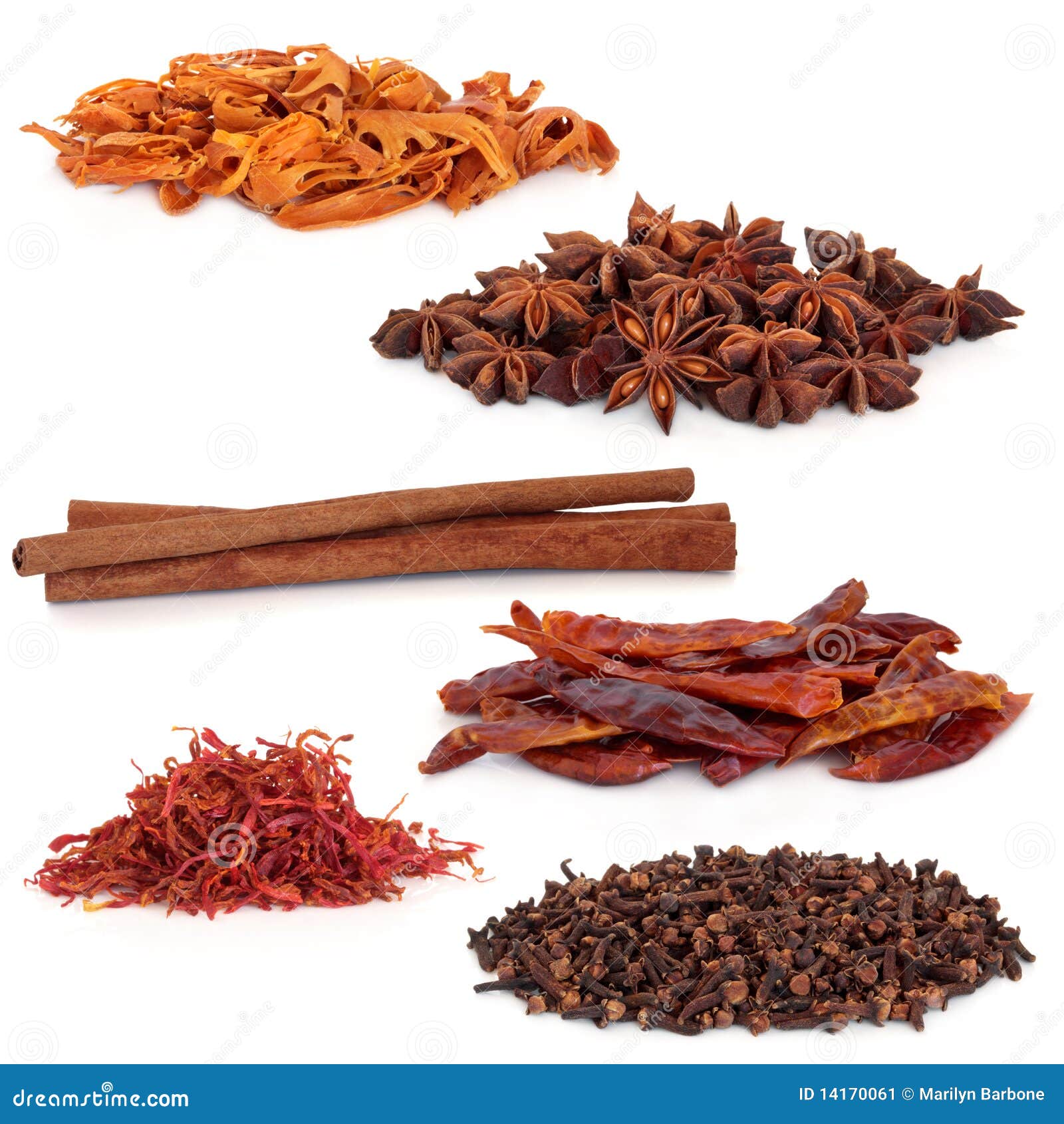 Spice Selection stock image. Image of sticks, mace, collection - 14170061