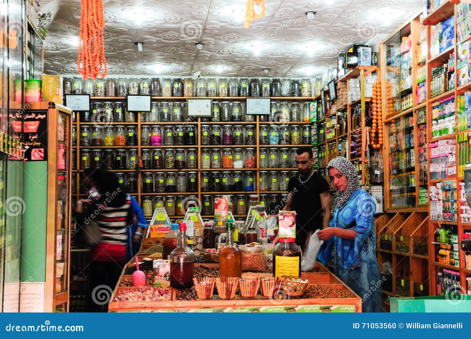 Spice Shop in Tangeri (Morocco) Editorial Image - Image of morocco ...