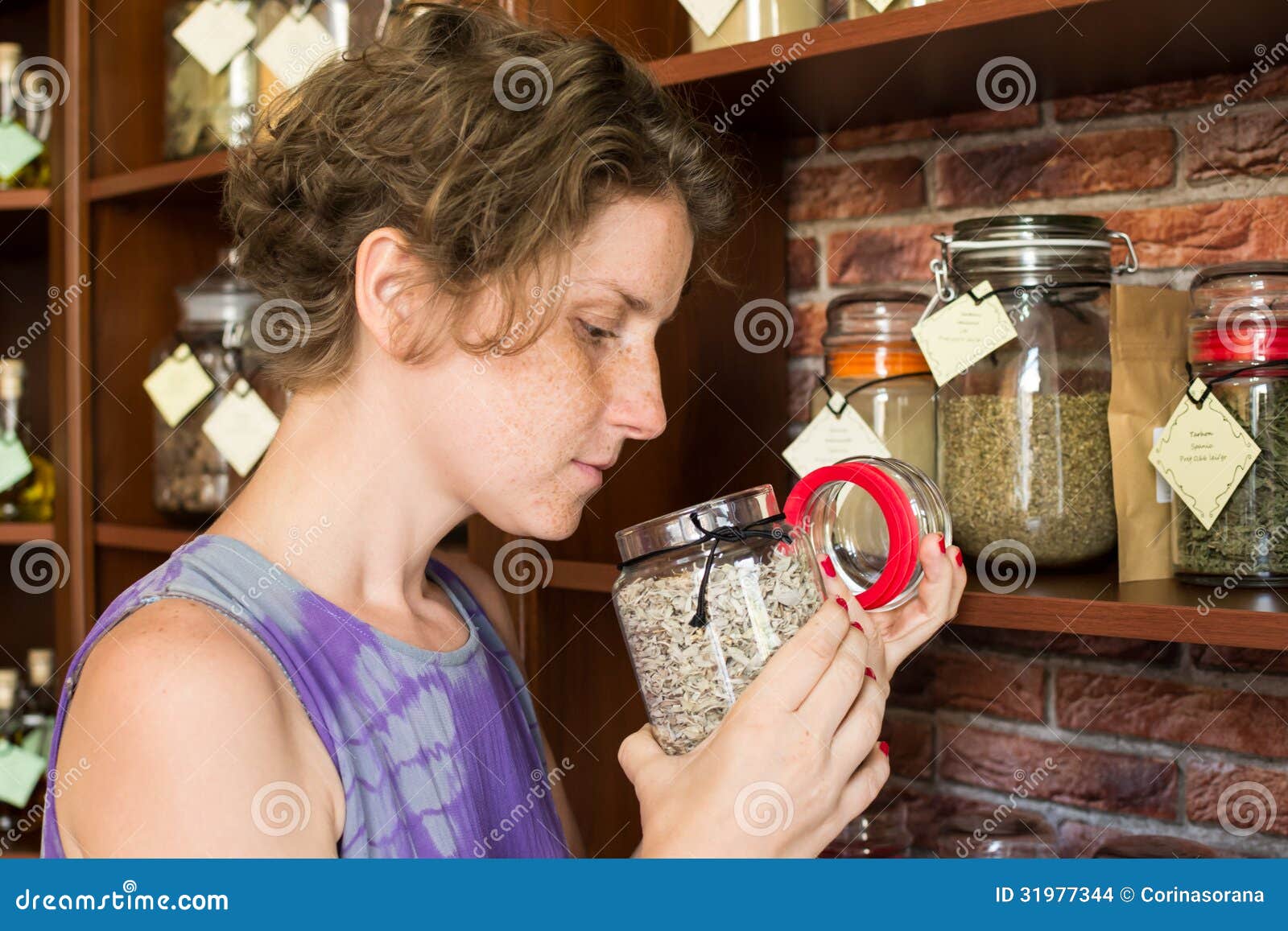 At the spice store stock photo. Image of market, powder - 31977344