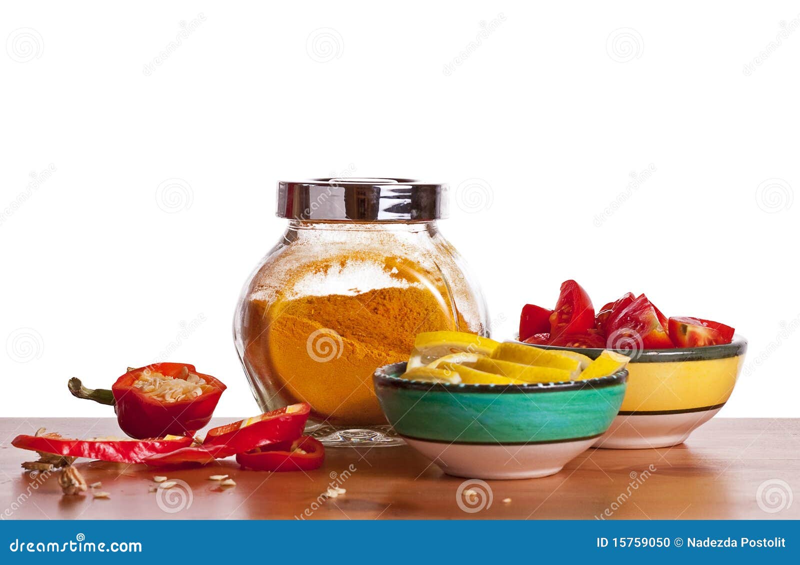 Spice on the table stock photo. Image of object, pepper - 15759050